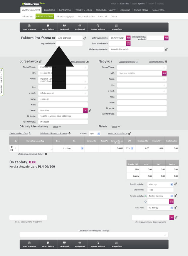 Jak wystawić fakturę proforma? - Pomoc dla programu do wystawiania ...